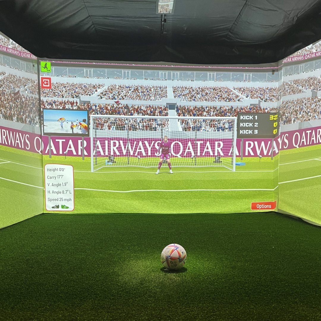 Immersive 3-Sided Interactive Projection for World Cup 2022 | VRAXA Project